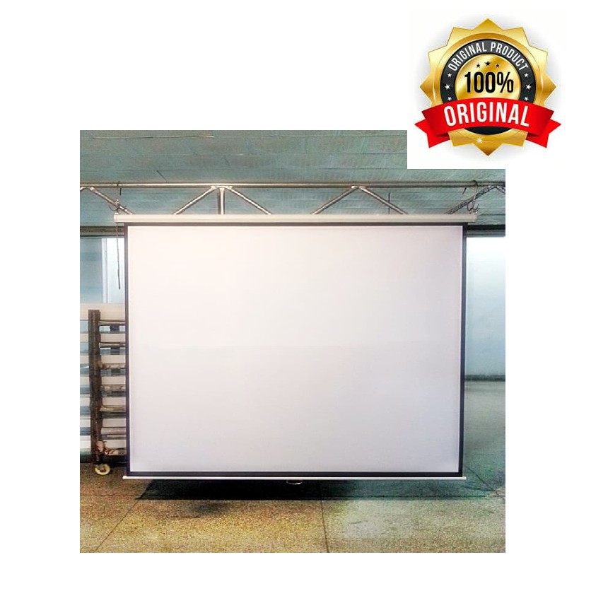 Jual Layar Proyektor Wall 96 inch Screen Projection | Shopee Indonesia