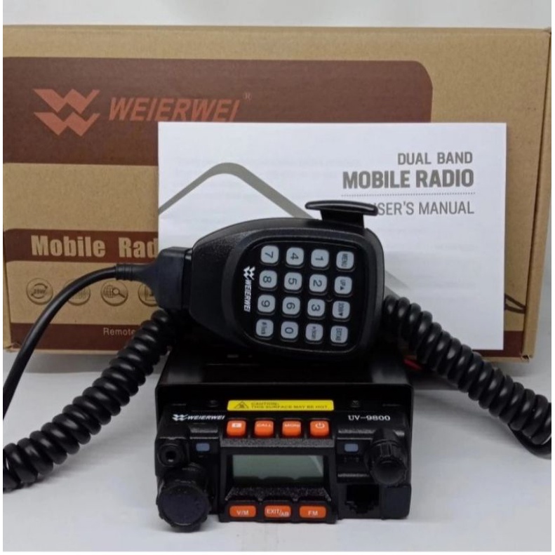 Jual RADIO RIG MINI WEIERWEI UV-9800 DUA BAND/ ASLI/ MURAH | Shopee ...