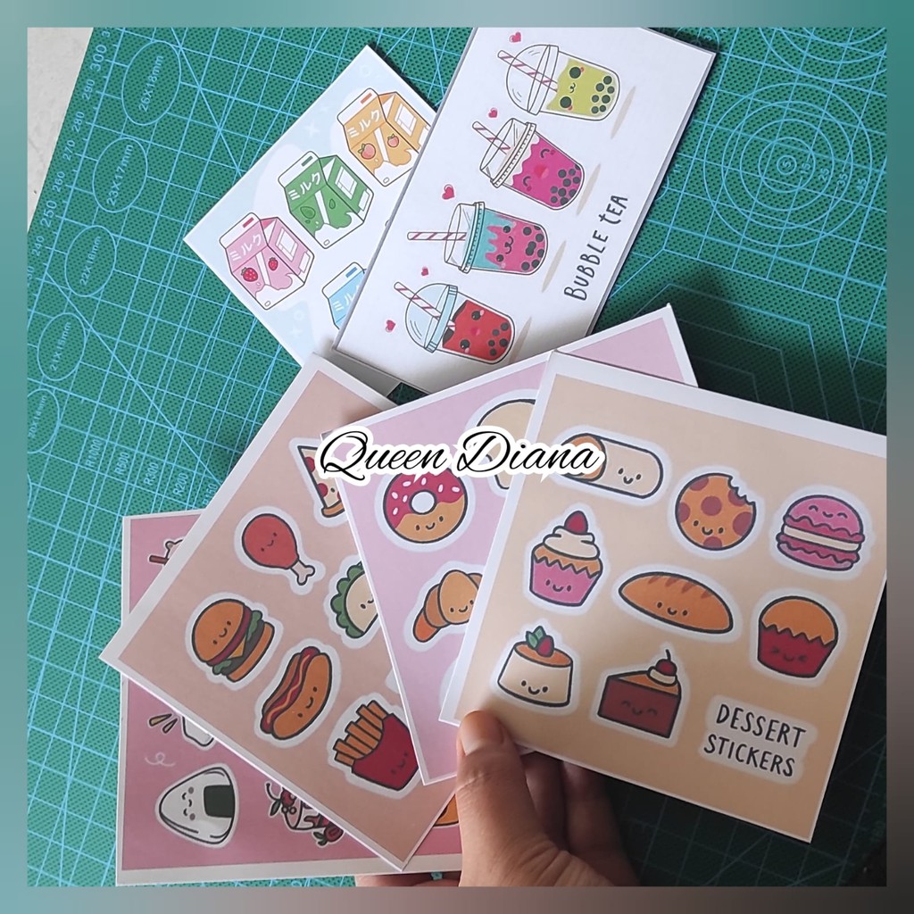 Jual 6 lembar Stiker label sticker hp laptop sticker hiasan NO CUTTING ...