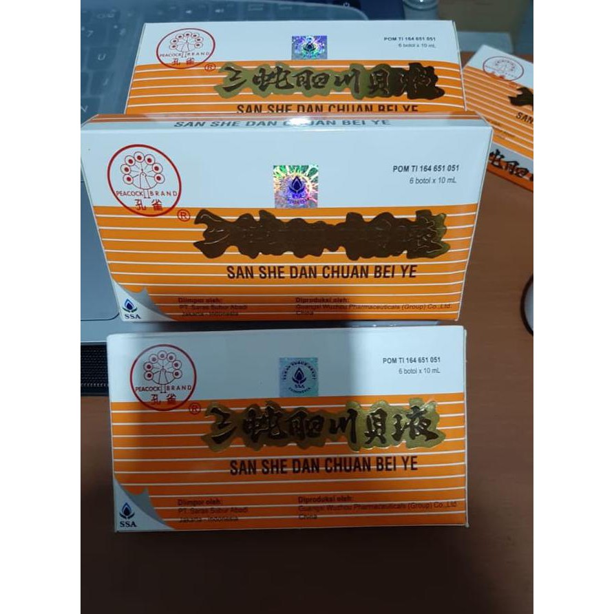 Jual 53ae san she dan chuan bei ye - obat batuk dahak kering radang ...