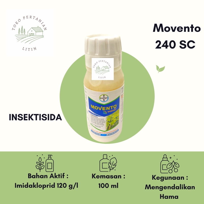 Jual Movento Energy 240 SC - 100 ml ( Insektisida ) Mengendalikan Hama ...
