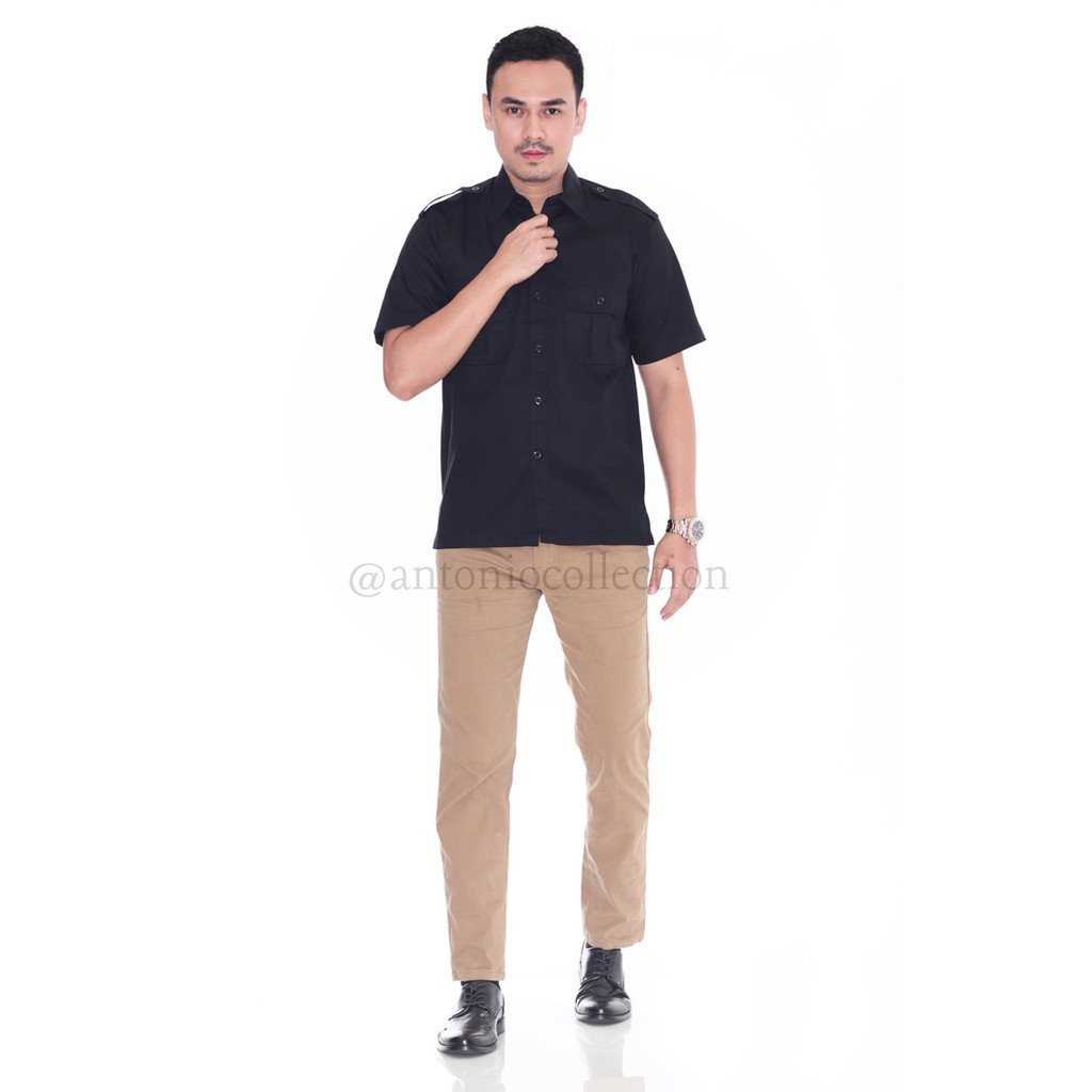 Jual PROMO Kemeja PDH , Baju PDH , Baju PNS Hitam , Seragam PNS ...