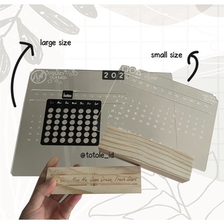 Jual kalender abadi CUSTOM / eternal calender / kalender akrilik ...