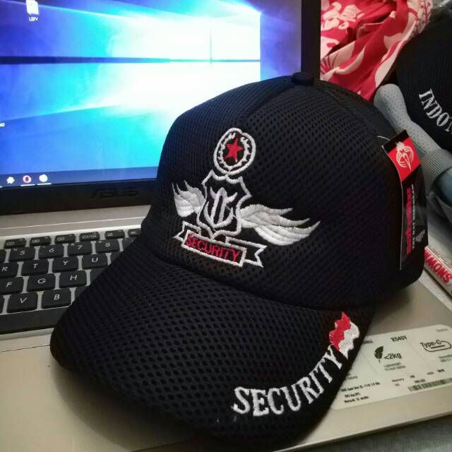 Jual Topi jaring security wing | Shopee Indonesia