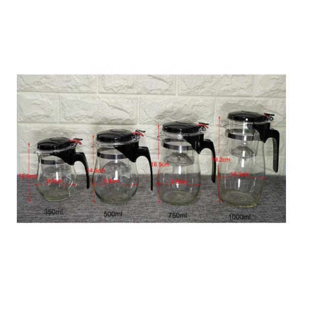 Jual Chinese Teapot Maker Gelas Teko Teh Poci Cina Pitcher Kaca dengan ...