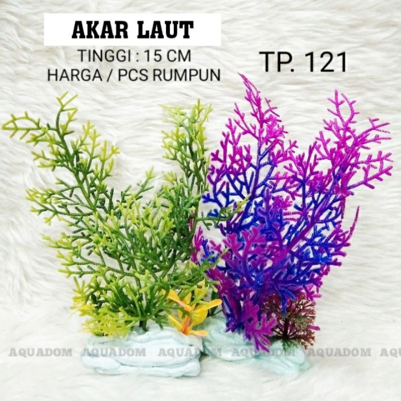 Jual HIASAN AKUARIUM AKAR LAUT TANAMAN PLASTIK AQUASCAPE RUMPUT ...