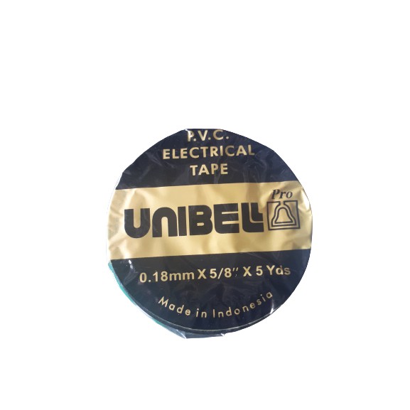 Jual UNIBEL Isolasi Hitam Kecil PVC Electrical Tape | Shopee Indonesia