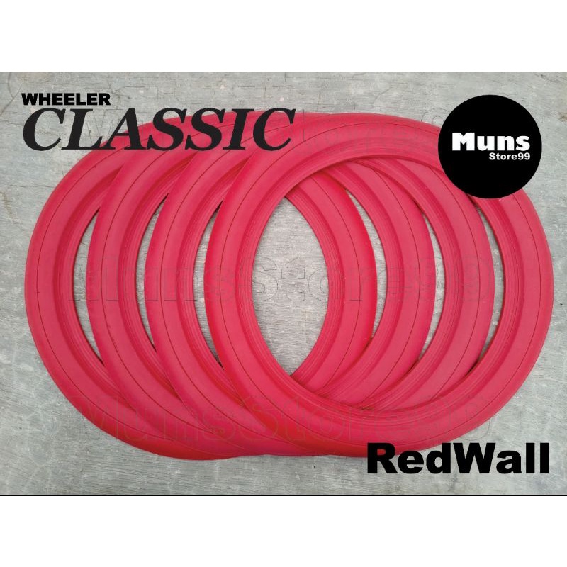 Jual Lisban Whitewall WHEELER Classic Lis Ban list ban Karet Ban White ...