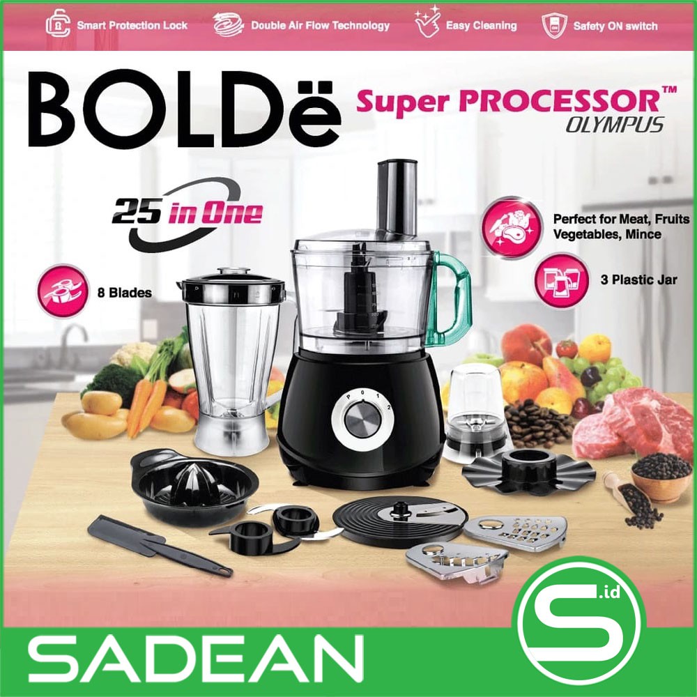 Jual BOLDe Super PROCESSOR Olympus Multifungsi Blender Juicer Chopper ...