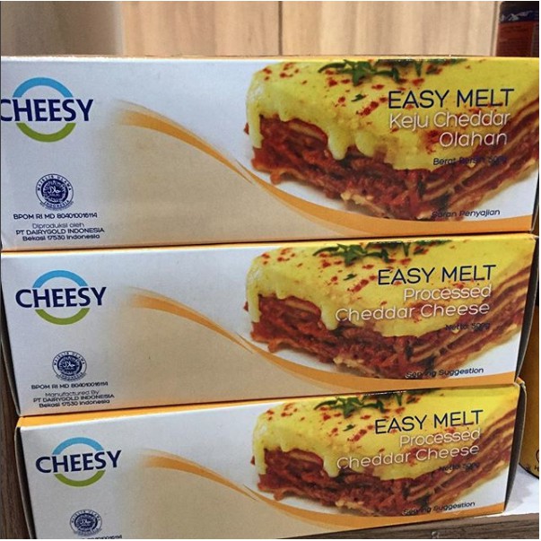 Jual Cheesy Easy Melt 500gr / Melted Cheese / Keju Leleh Enak | Shopee ...
