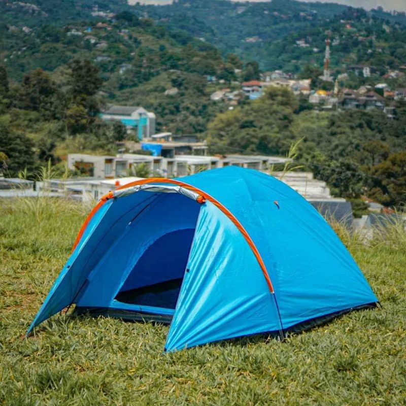 Jual Tenda Dome Lwy outdoor tenda kapasitas 4 orang hiking camping ...