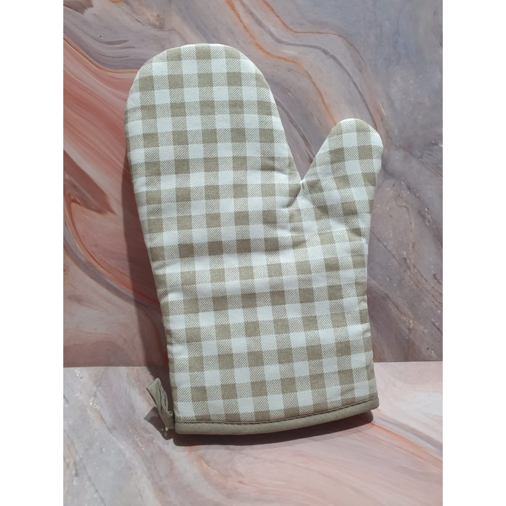 Jual Unopan UN32504 - Oven Mitten / Sarung Tangan Kain Kotak-Kotak ...