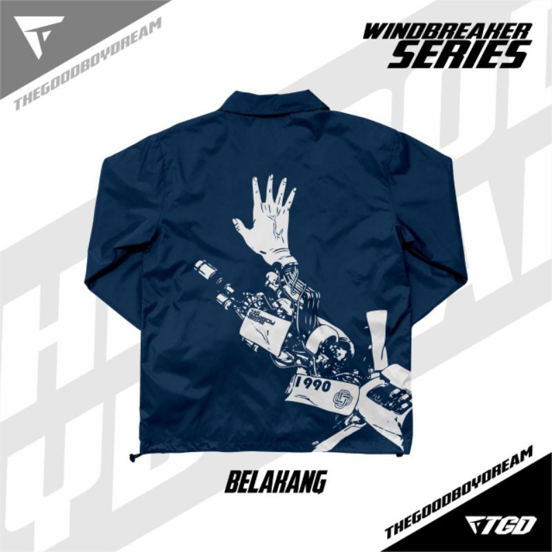 Jual JAKET COACH - JAKET DISTRO HAND MACHINE ( WINDBREAKER ) | Shopee ...