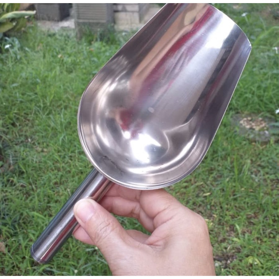 Jual Ice scoop sekop es sekop tepung shovel flour sedang stainless ...