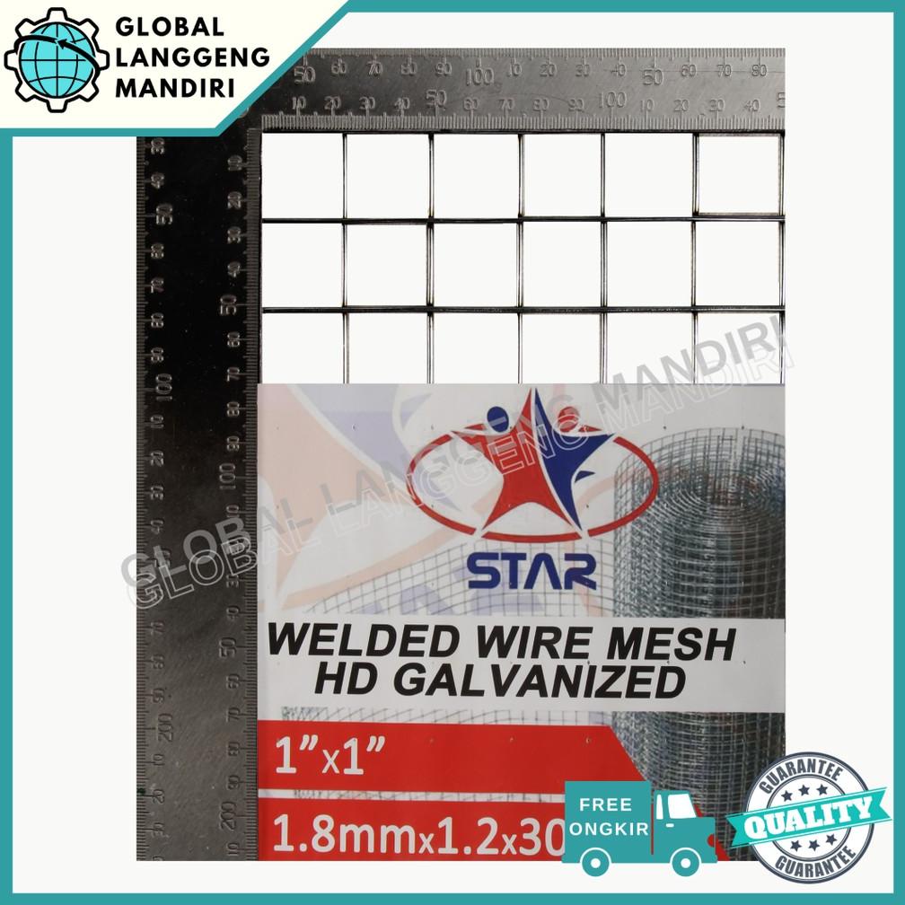 Jual Kawat Ram Galvanis 1"X1"X1.8Mmx1.2M / Kawat Loket 25Mmx25Mm Anti ...