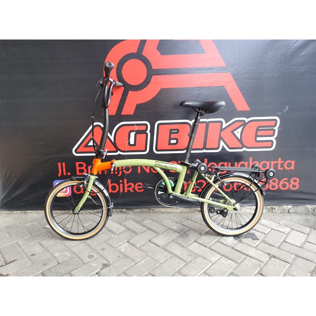 Jual Sepeda Lipat Seli Pro Action Parrot V2 3speed 3 S not Fnhon not ...