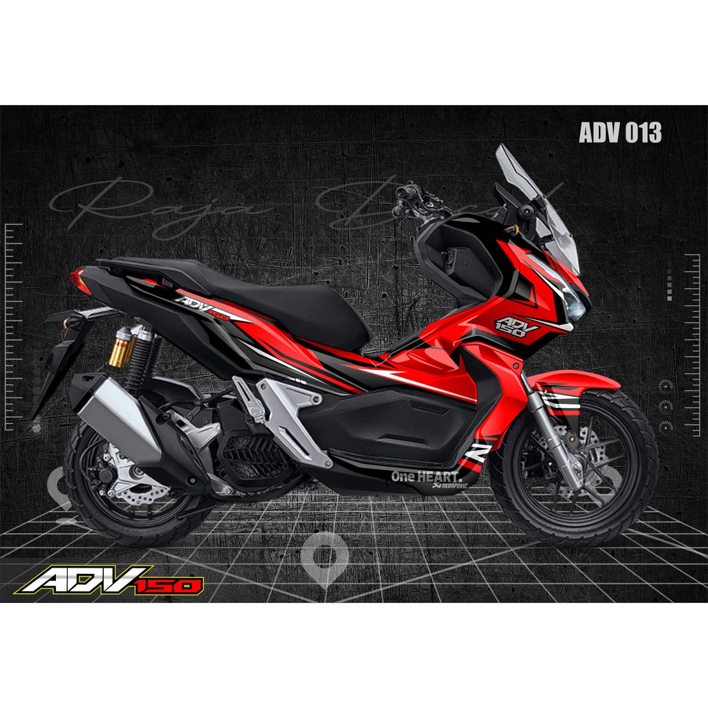 Jual Decal Sticker Honda ADV 150 Fullbody_Stiker Dekal ADV150 Disain ...