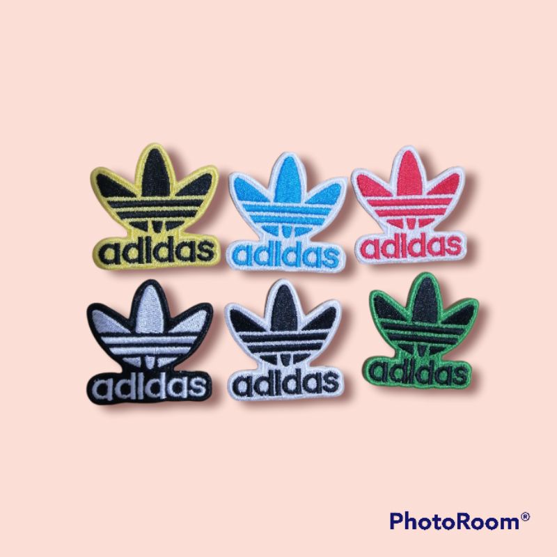 Jual Iron patch logo Adidas flowers | Shopee Indonesia
