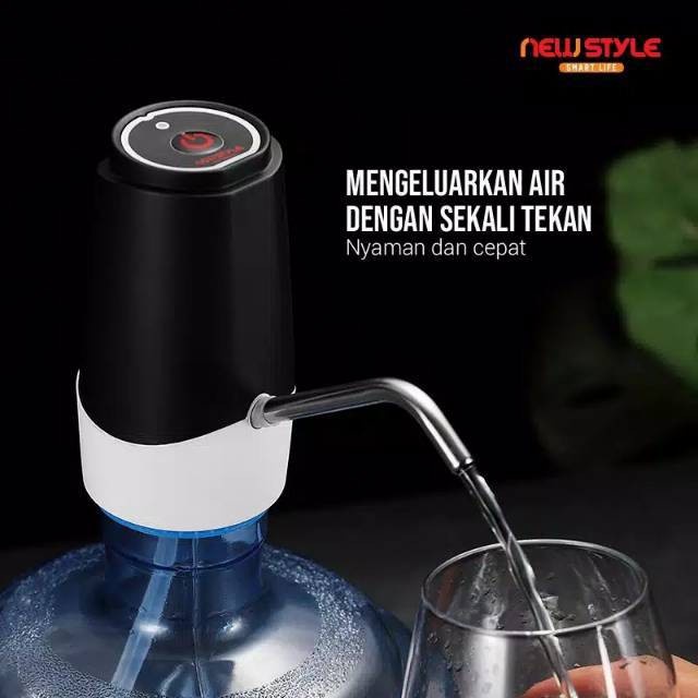Jual pompa galon elektrik air minum & pompa air minum elektrik charger ...