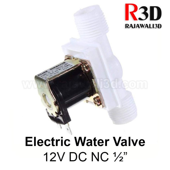 Jual Electric Water Selenoid Valve 12V DC NC 1/2" Air Water Control Switch | Shopee Indonesia