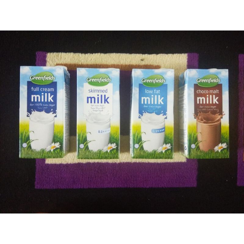 Jual Susu UHT Greenfields 1 Liter | Shopee Indonesia
