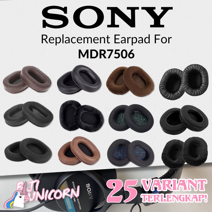 Jual Earpad Earcup Ear Cushion Sony MDR7506 MDR 7506 Busa Bantalan Foam ...