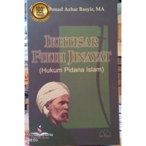 Jual Buku Ikhtisar Fikih Jinayat ( Hukum Pidana Islam )-Ahmad Azhar ... Jual Buku Ikhtisar Fikih Jinayat ( Hukum Pidana Islam )-Ahmad Azhar ...