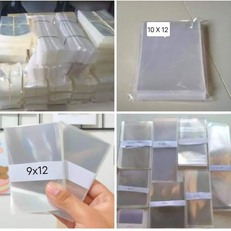 Jual 100 Lembar Plastik opp/plastik display/ plastik Klip / plastik ...