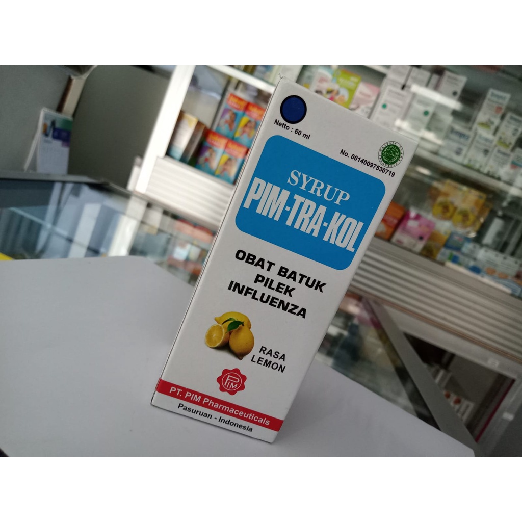 Jual PIM-TRA-KOL Syrup Rasa Lemon 60 ml | Shopee Indonesia
