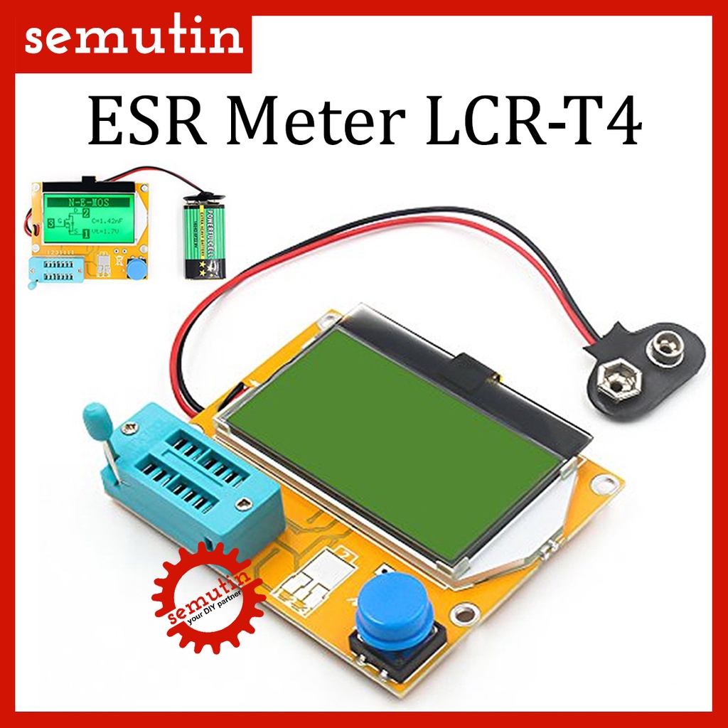 Jual ESR Meter LCR-T4 / Transistor Tester LCR T4 Digital RCD LED Mosfet ...