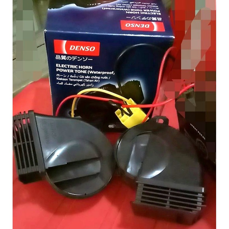 Jual KLAKSON KEONG DENSO WATERPROOF LENGKAP SET 12V PLUS RELAY+SOKET ...