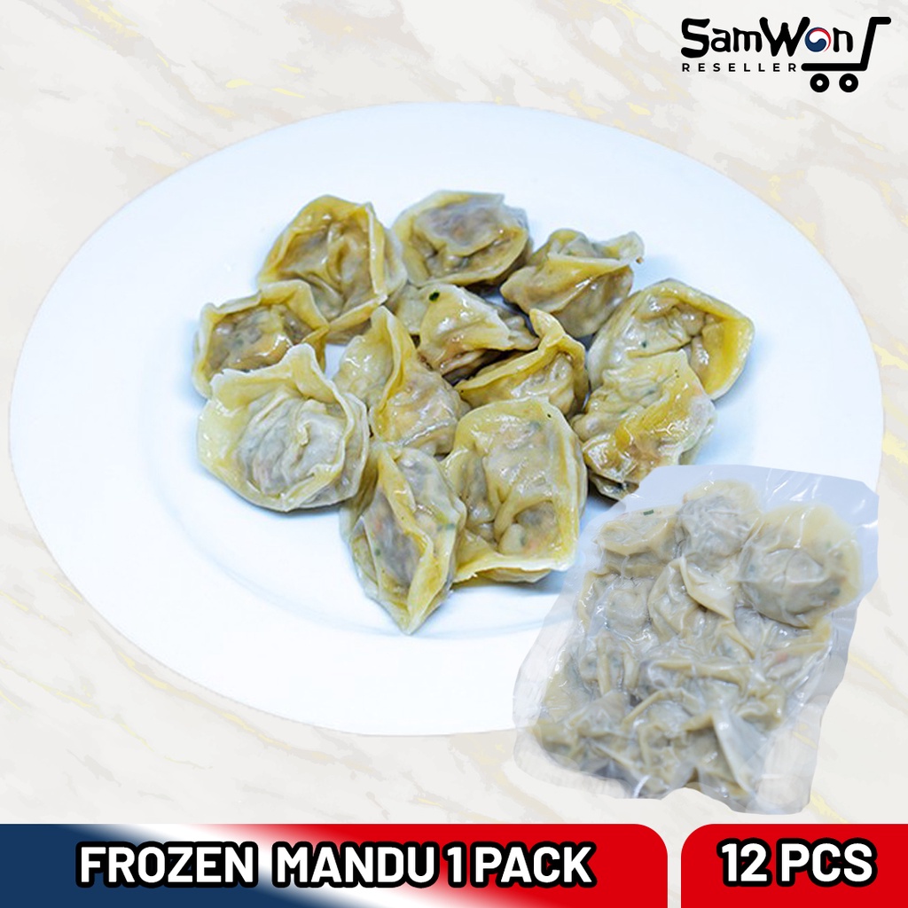 Jual MANDU Korean Dumpling Frozen Gyoza Pangsit Korea Gyoja isi 12pcs ...