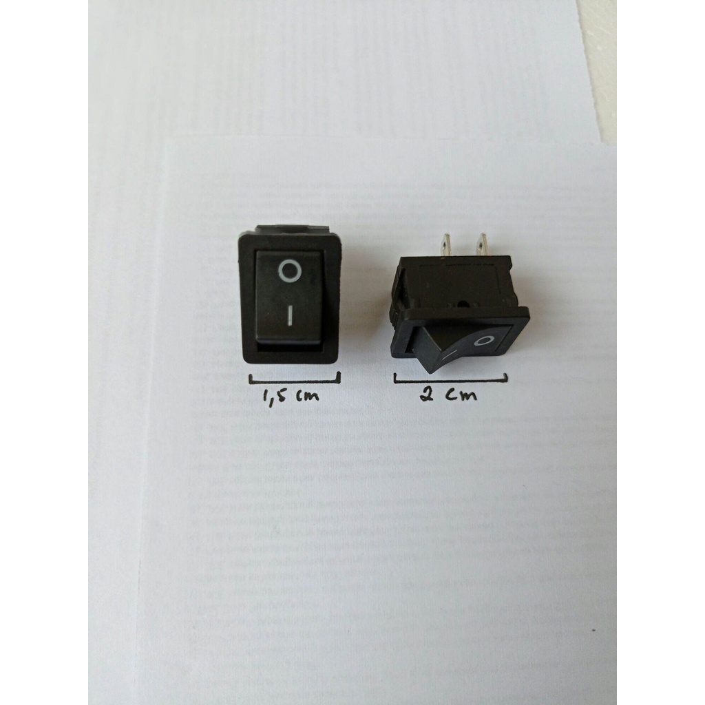 Jual Saklar On / Off Besar Hitam 2 Pin | Shopee Indonesia