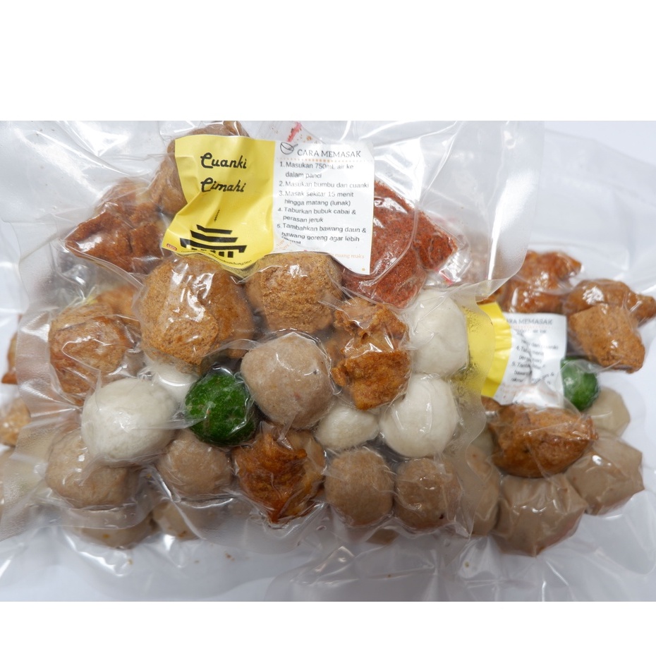 Jual CUHI Paket Jumbo Cuanki Baso Aci Asli Bandung Kemasan Vakum ...