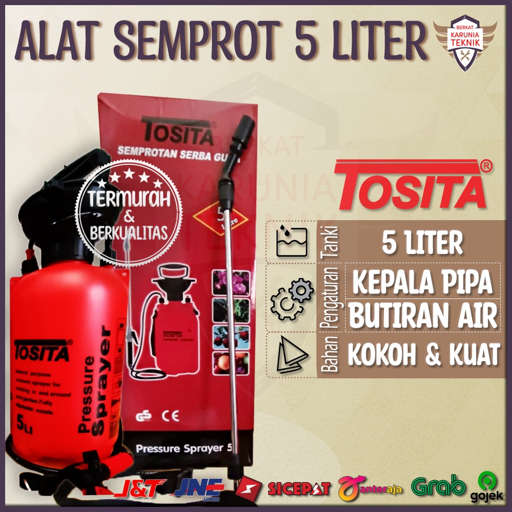 Jual ALAT SEMPROT TANAMAN GENDONG SPRAYER TOSITA 16 LITER MANUAL ...