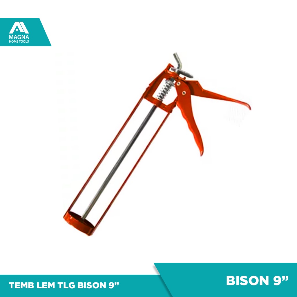 Jual TEMBAKAN LEM KACA SILICONE SEALENT TLG BISON 9 INCH | Shopee Indonesia