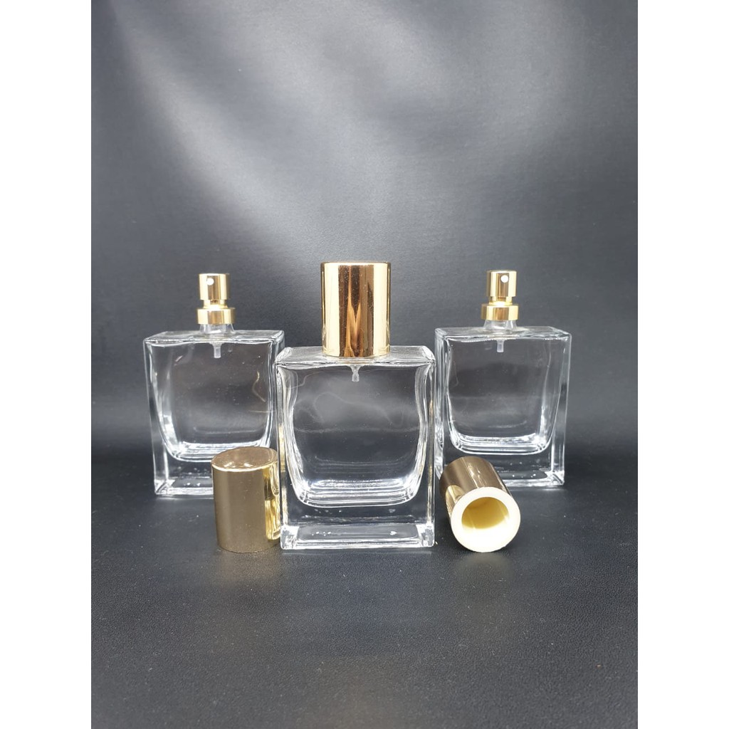 Jual Botol Parfum Press V32649 50ML Pump Warna Gold Tutup Full Warna Gold Cartonan ( Isi 128pcs ...