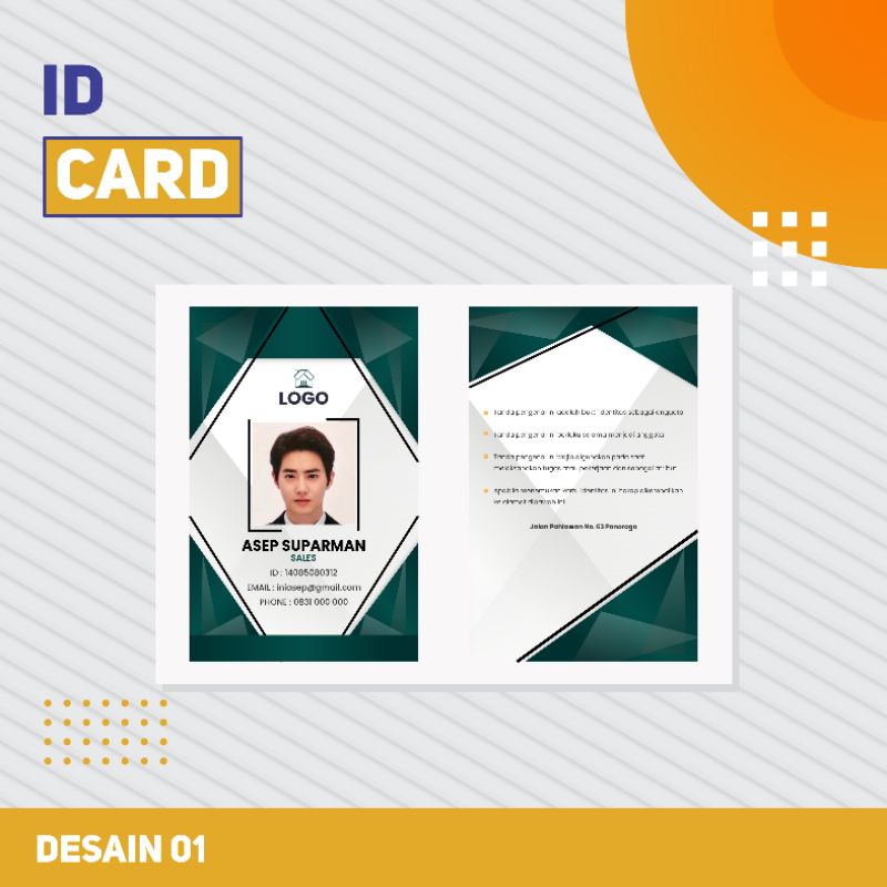 Jual ID card / pvc / bahan seperti KTP | Shopee Indonesia