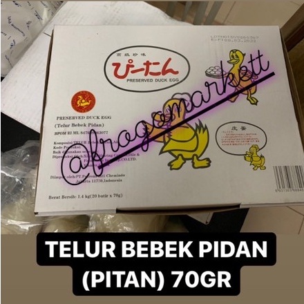 Jual Telur Bebek Pitan (Phitan) 1BOX Isi 20Pcs (Bubble + Dus) | Shopee ...