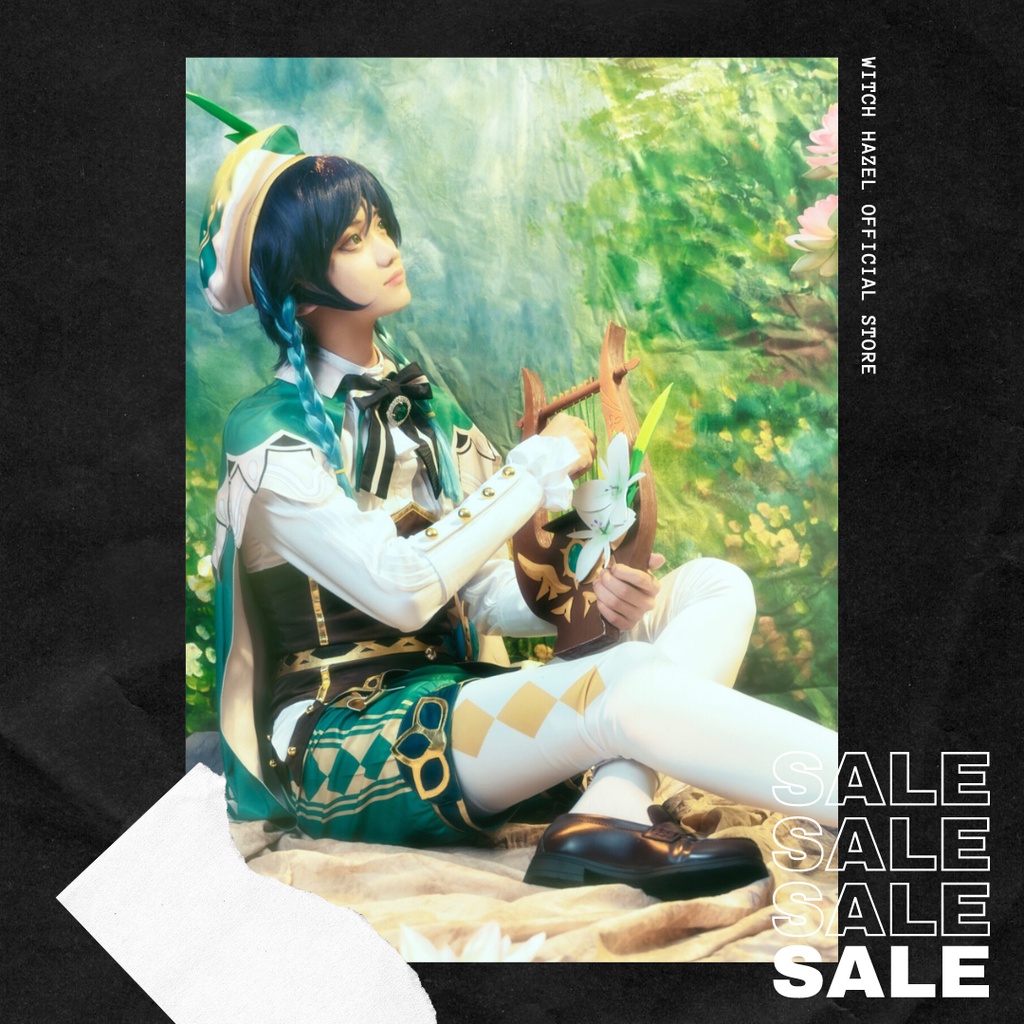 Jual [ WITCH HAZEL ] Weapon Cosplay Genshin Impact Venti Cosplay Anime ...