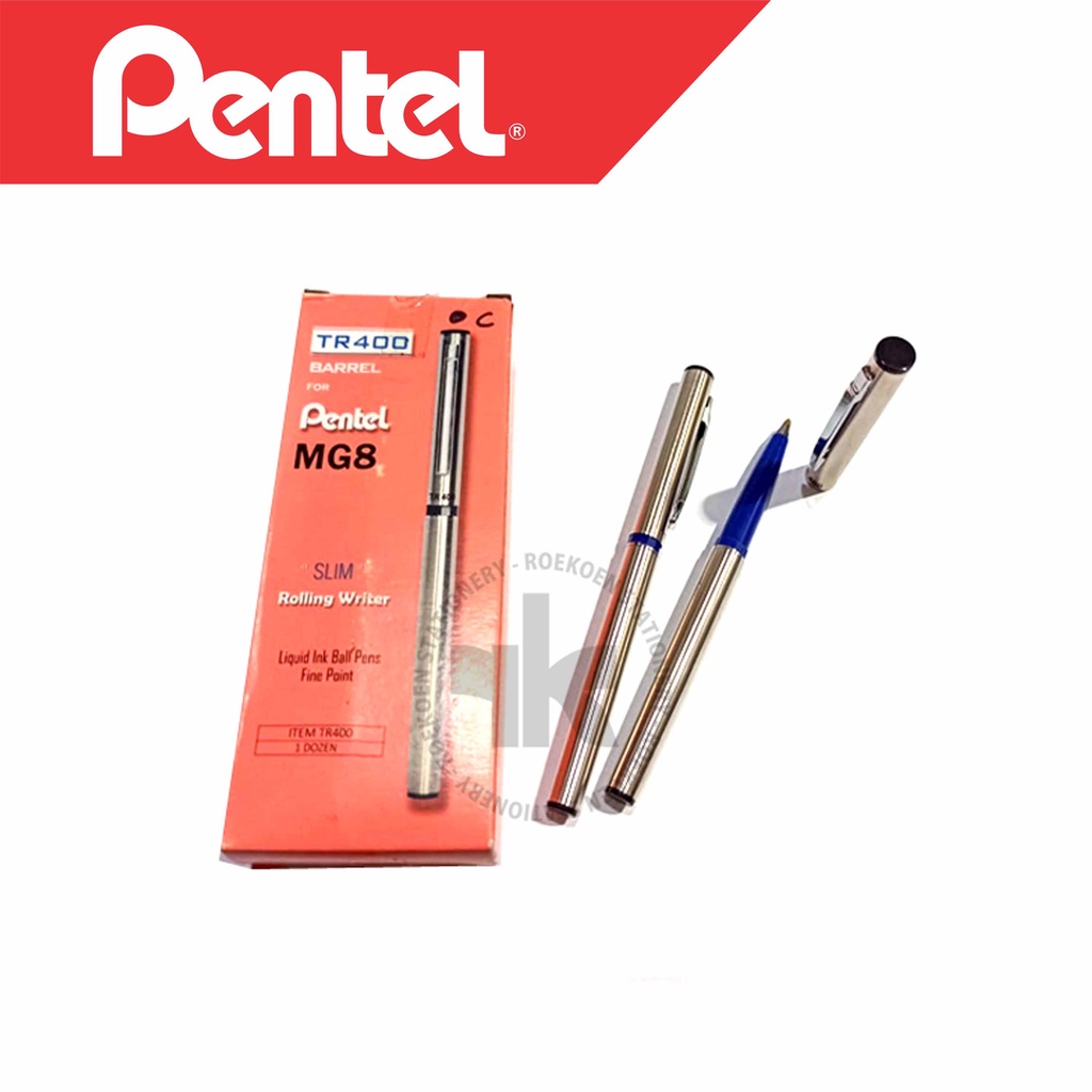 Jual Pentel Rolling Writer Ballpen Sign Pen TR400 | Shopee Indonesia