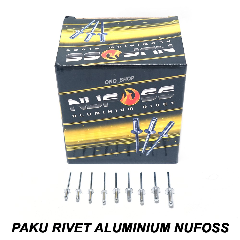 Jual Paku Rivet Aluminium Nufoss | Shopee Indonesia