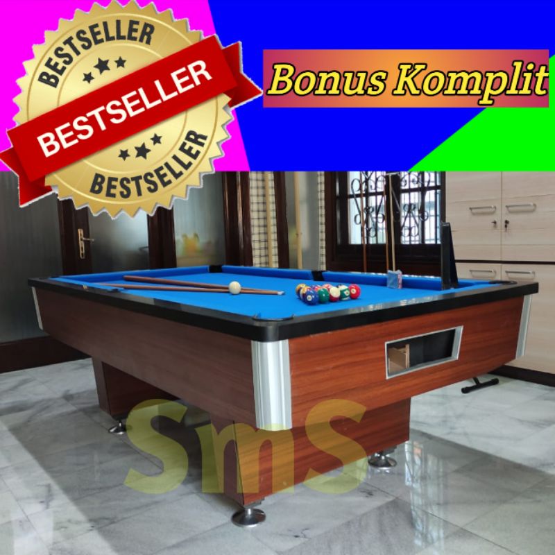 Jual Billiard biliar bilyard pooltable 7ft 7feet full set alas meja ...
