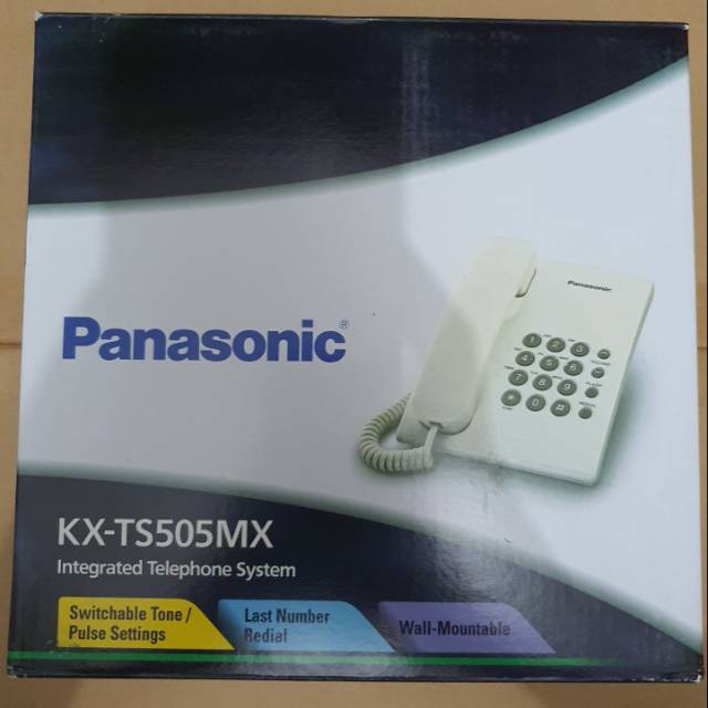 Jual KX-TS505MX | TELEPON KABEL ANALOG UNTUK RUMAH DAN KANTOR | Shopee Indonesia