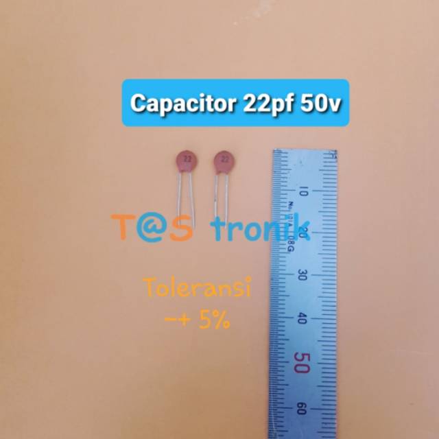 Jual Capacitor 22pf 50v Kapasitor 22 pf capacitor ceramic | Shopee ...