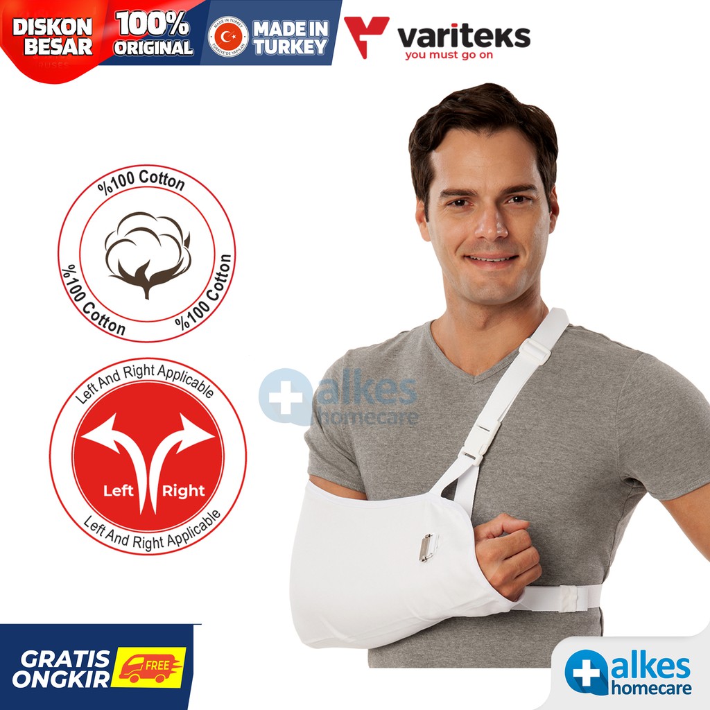 Jual Arm Sling - Variteks Gendongan Tangan (Alat Terapi-With Belt) 302K ...