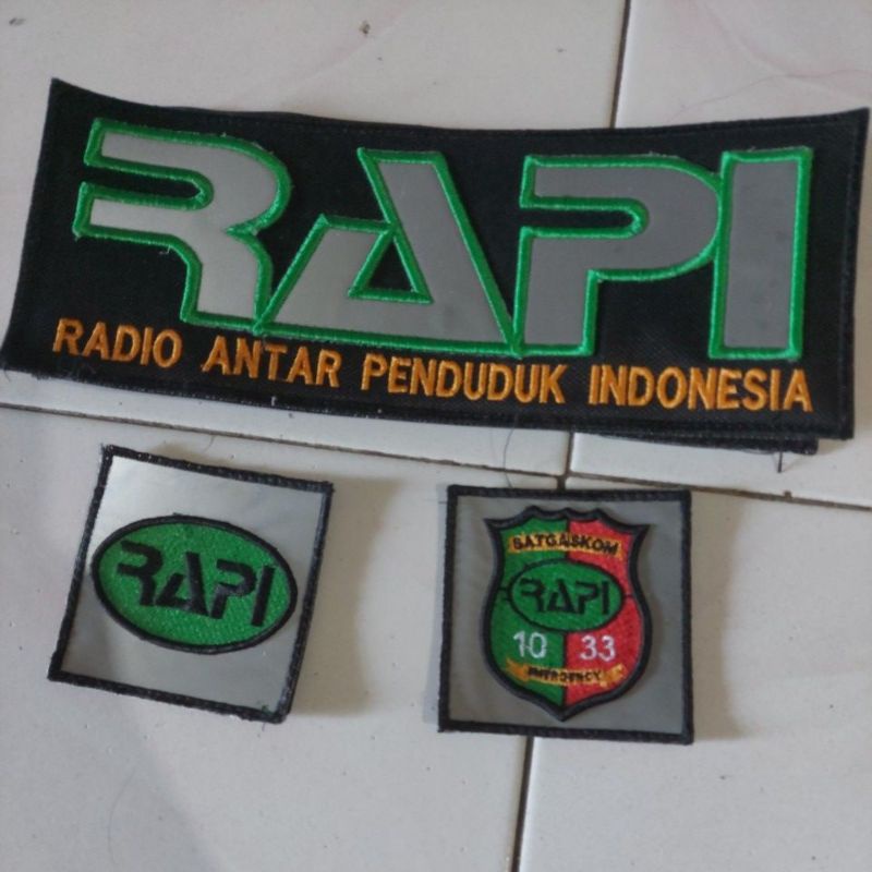 Jual Logo atribut bordir sudah pakai velkro atau perekat | Shopee Indonesia