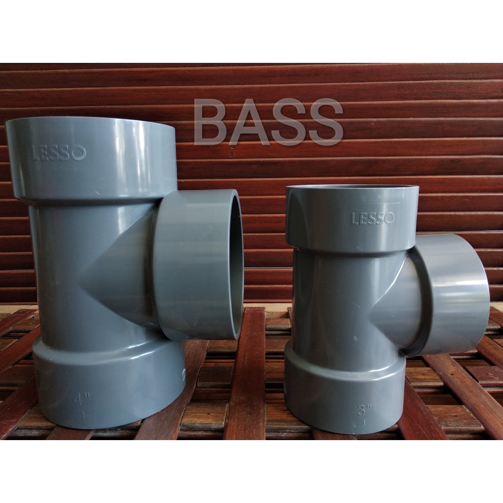Jual Tee PVC Lesso D 4" inch Tee Sok Equal Tee Fitting Sambungan Pipa PVC | Shopee Indonesia