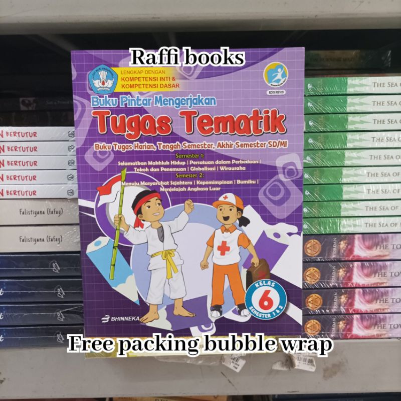 Jual Buku Pintar Mengerjakan Tugas Tematik Kelas 1 2 3 4 5 6 Sd Mi K13