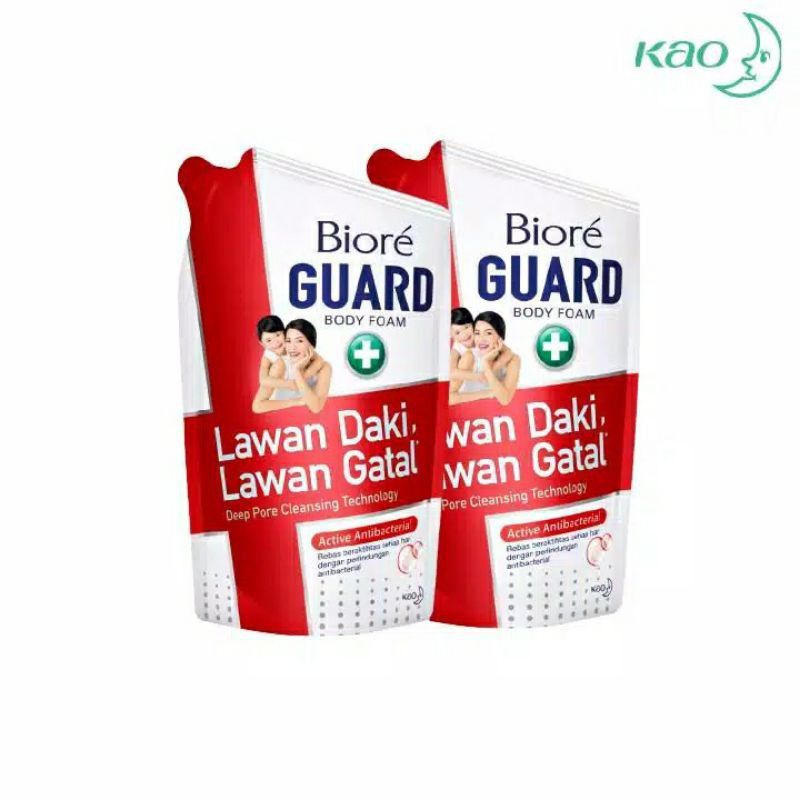 Jual Biore Guard Body Foam Active Antibacterial 450ml | Shopee Indonesia